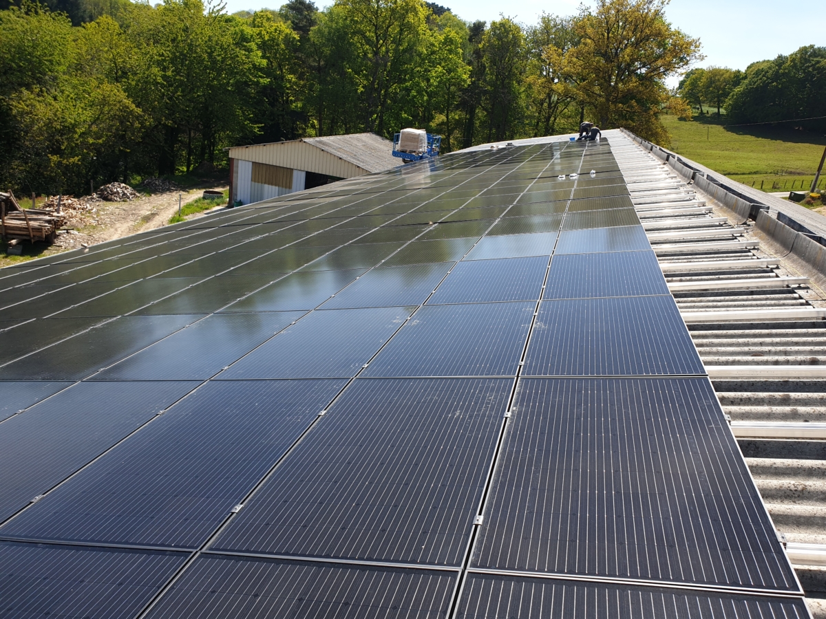 Installation de 100 kWc à Reygade - Girerd ENR